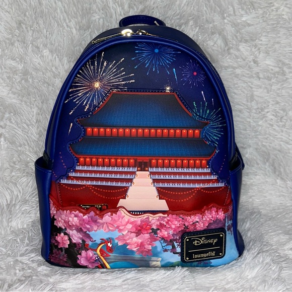 Loungefly | Bags | Nwt Loungefly Disney Princess Mulan Castle Light Up ...